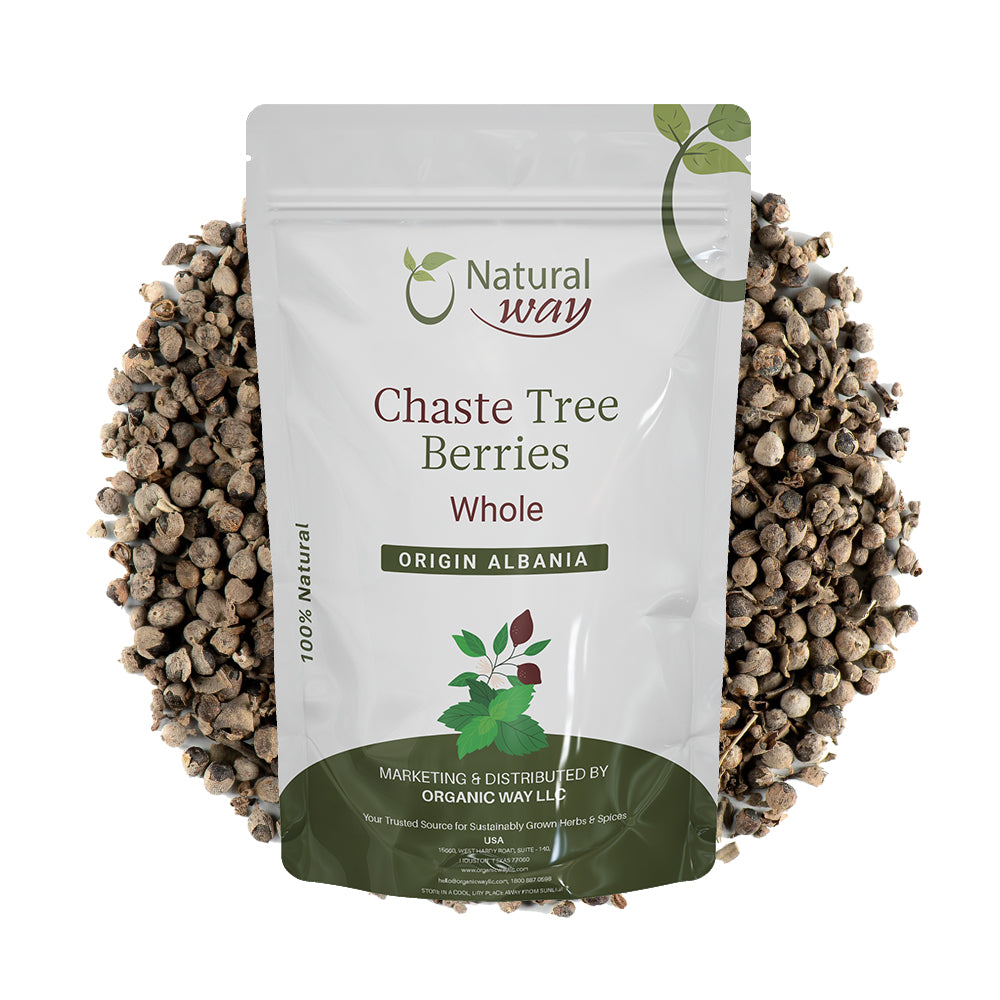 Natural Chaste Tree Berries Whole – Organic Way LLC