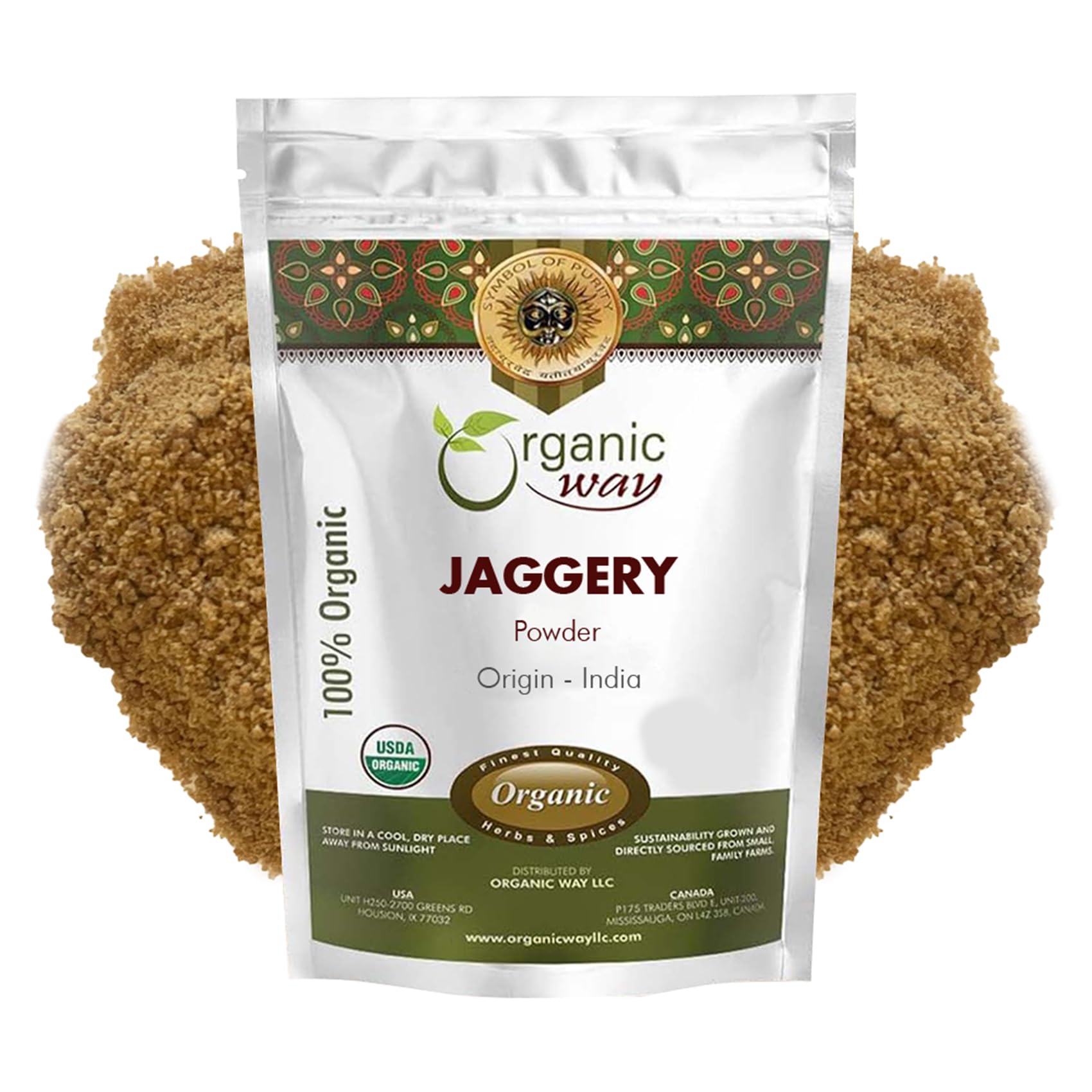 Jaggery Powder | European Wild-Harvest | Kosher Certified | Vegan, Non ...