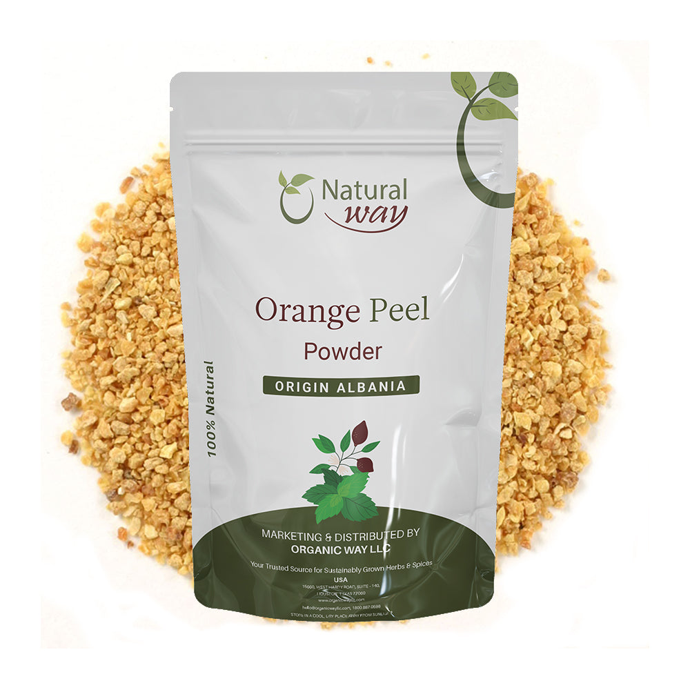 Natural Dried Orange Peel Powder Granules (Citrus sinensis) - Pure, Ve ...