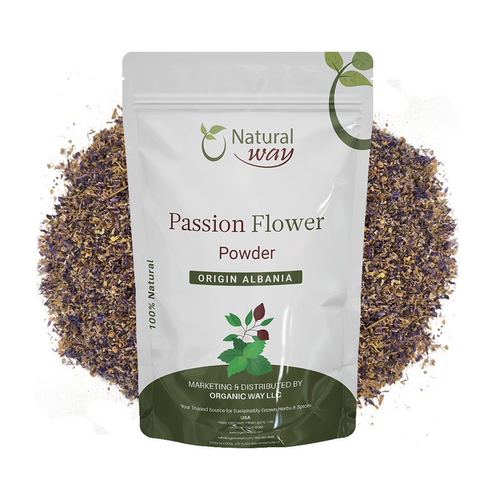 Natural Dried Passion Flower Powder – Organic Way LLC
