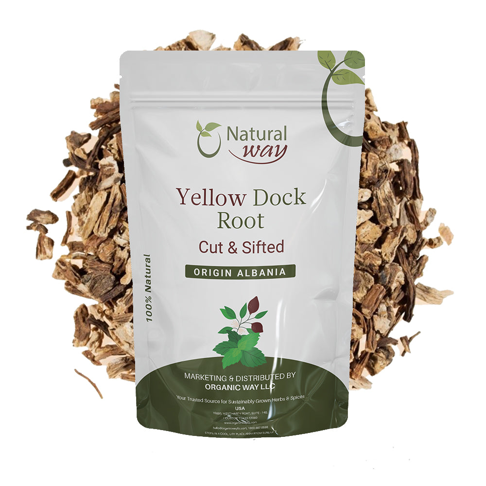 Natural Dried Yellow Dock Root Cut & Sifted – Organic Way LLC