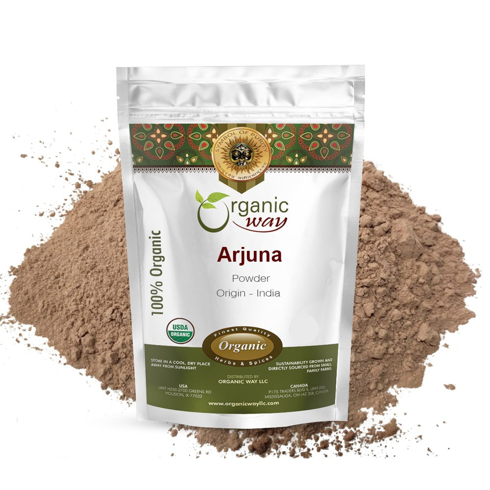 Arjuna Bark Powder (Terminalia arjuna) - Kosher Certified | Raw, Vegan ...