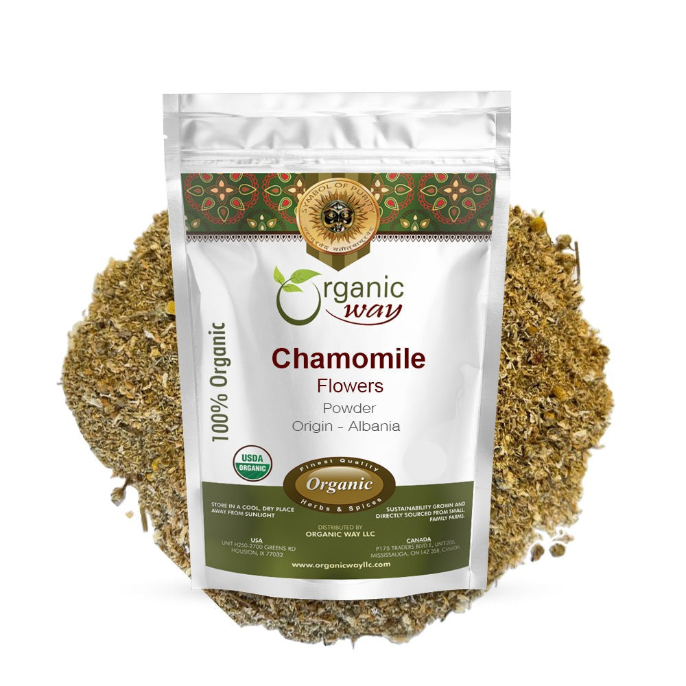 Chamomile Flowers Powder (Matricaria chamomilla) Herbal Tea - European ...