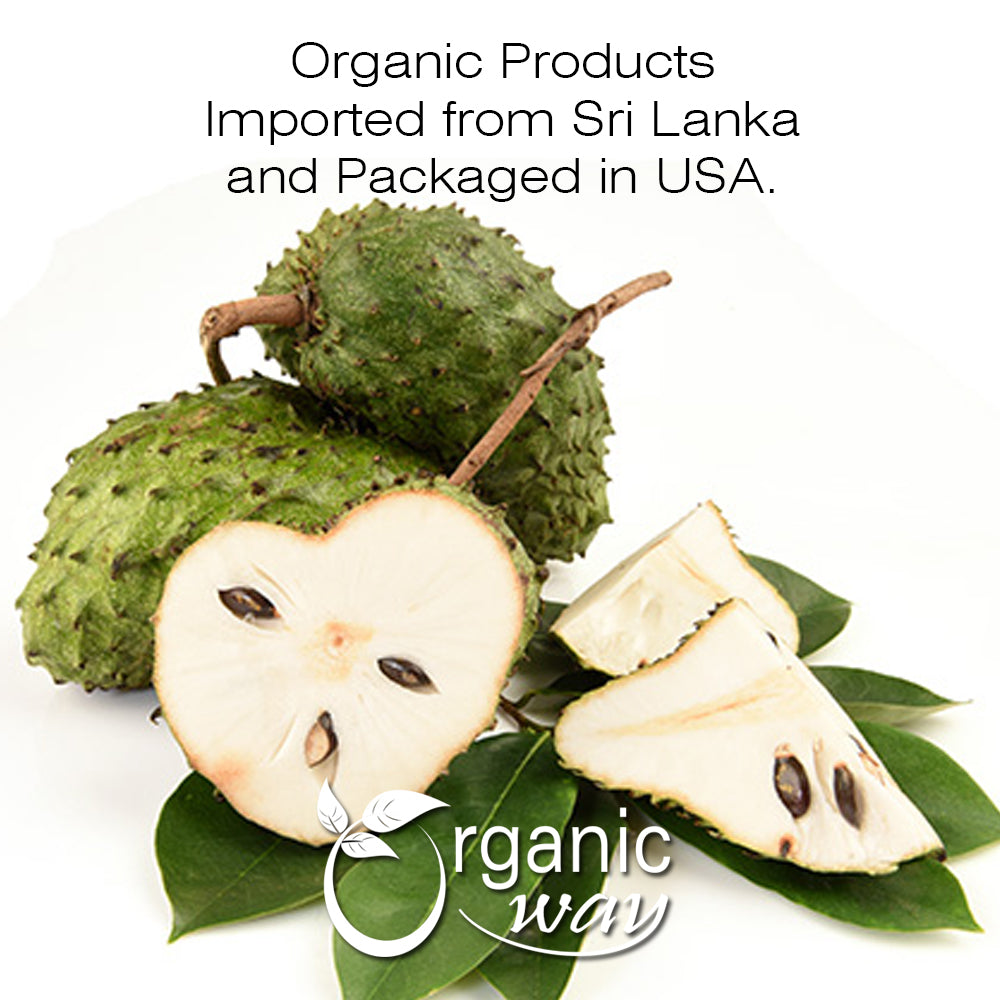Dried Soursop Fruit Coarse Cut (Annona muricata) - Vegan, Non-GMO & Gl ...