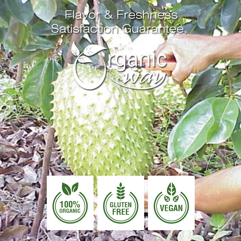 Dried Soursop Fruit Coarse Cut (Annona muricata) - Vegan, Non-GMO & Gl ...