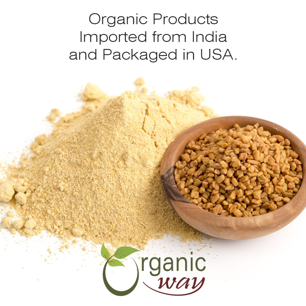 Organic Way Fenugreek / Methi Powder (Trigonella foenum) - Adds Flavou ...